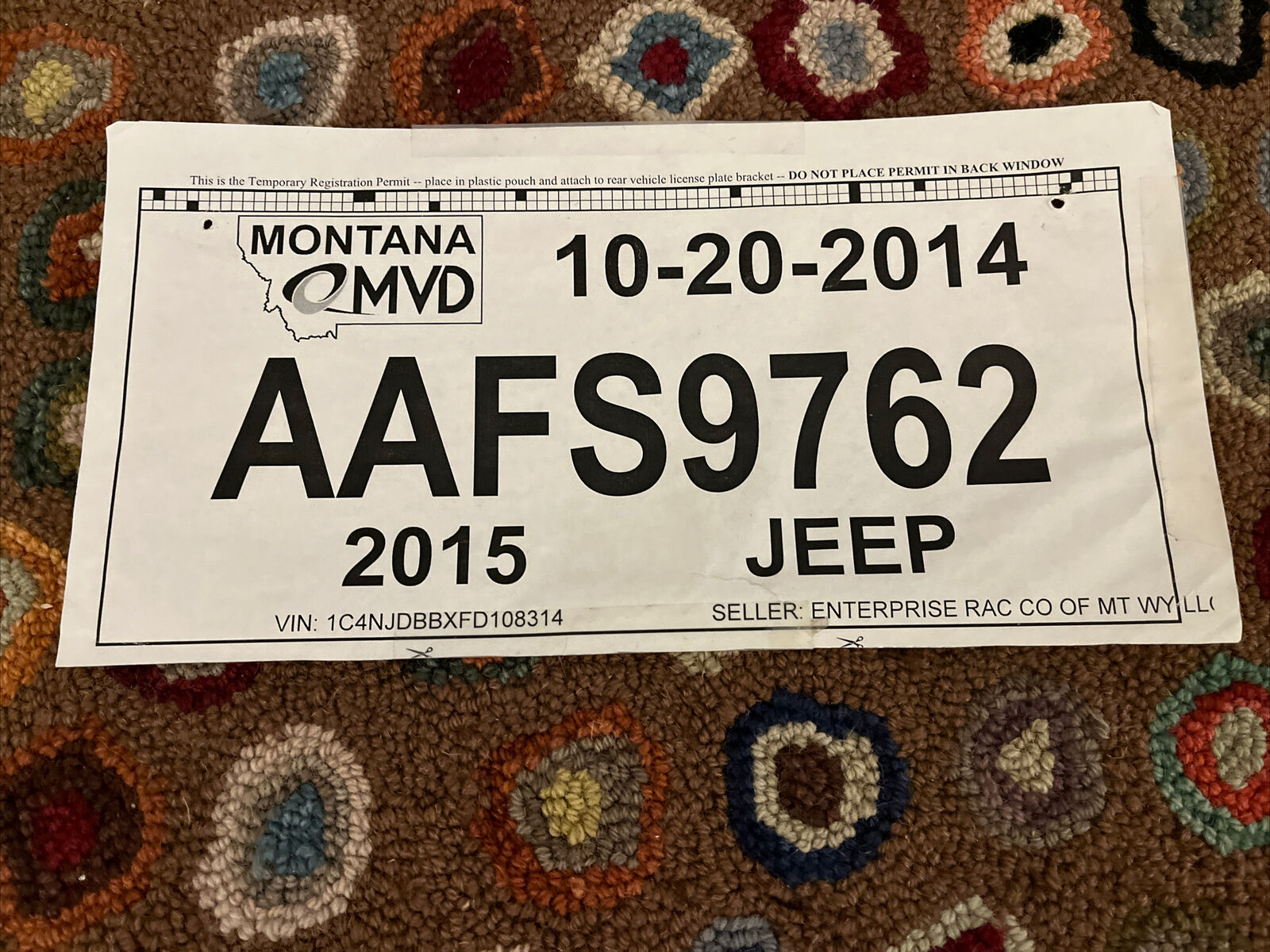 Get Temporary license plate in Montana - Temporary Plates USA 🇺🇸